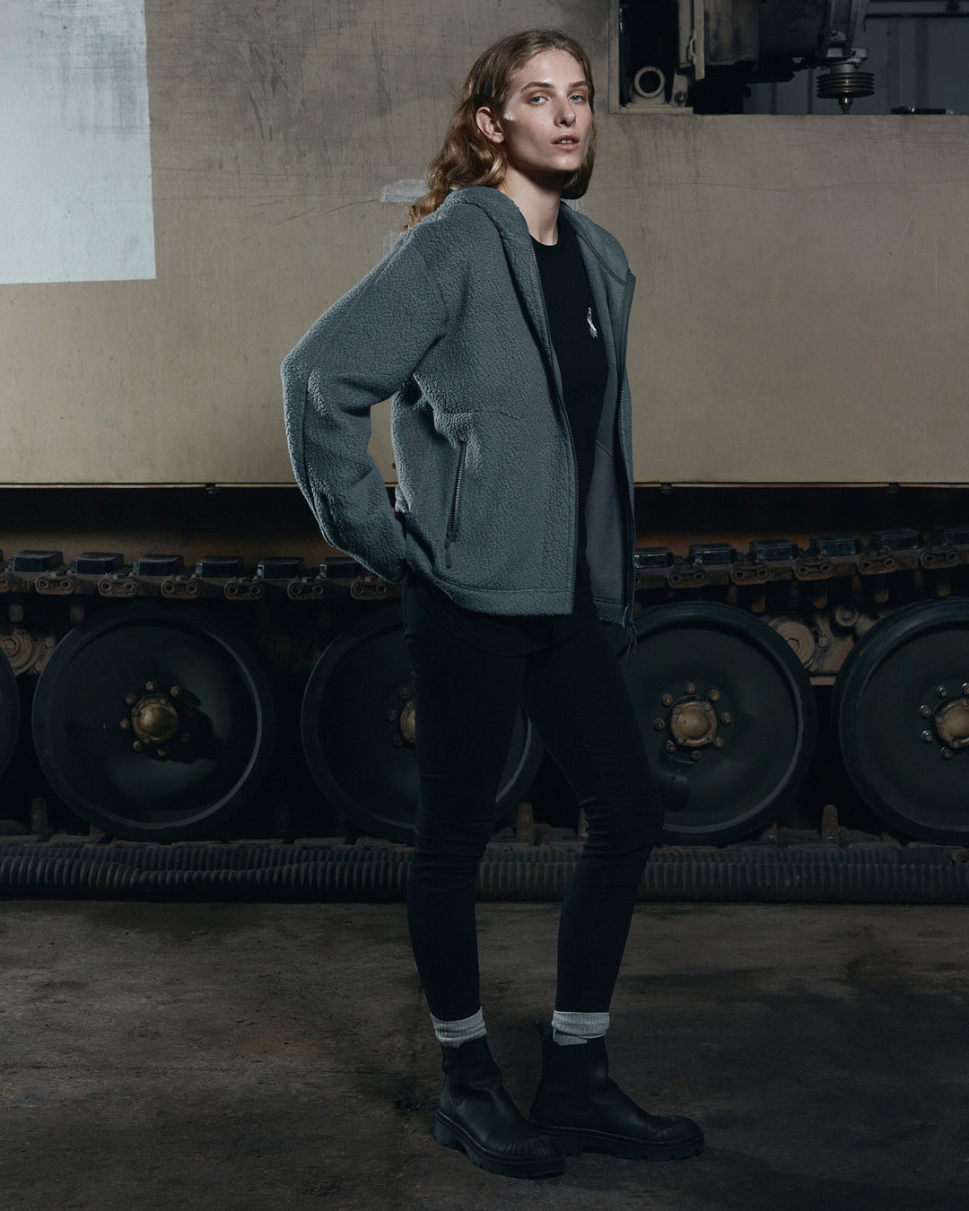 4.5.0 Polartec Sherpa Fleece Zip Hoodie – Saint Javelin 4.5.0 Polartec Sherpa Fleece Zip Hoodie – Saint Javelin
