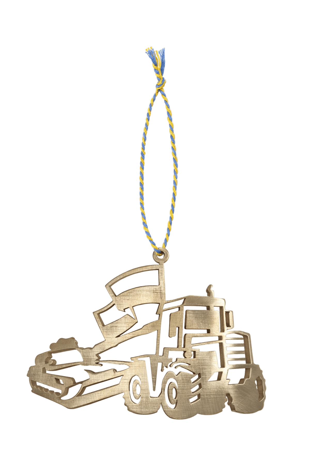 Tractor Pulling Tank Holiday Ornament - Recycled Artillery Shells ...